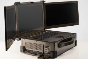 3 screen laptop - military grade portable PCIe expansion and Xeon CPU